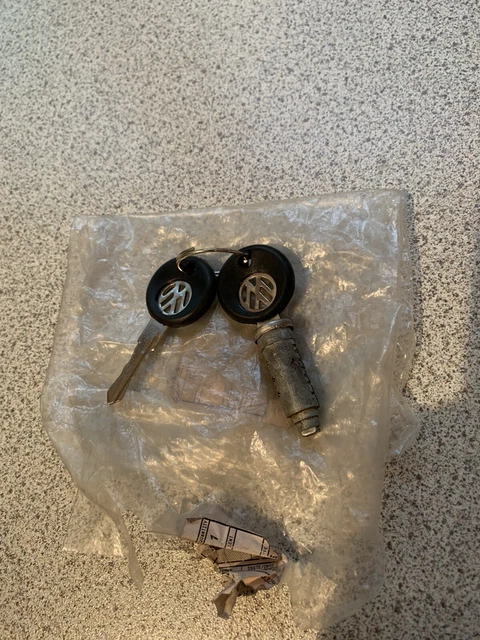 VW NOS KEYS and barrel mk1 golf mk2 polo jetta scirocco vag £31.00 ...
