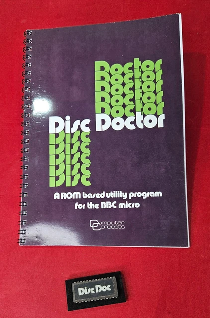 DISC DOCTOR ROM Et Guide Pour L'Acorn BBC Par Computer Concepts 1983 EUR 61,13 - PicClick FR