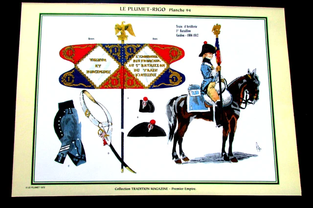 PLANCHE &LE PLUMET-RIGO& -Uniformes des Armées Napoléoniennes EUR 1,00 ...