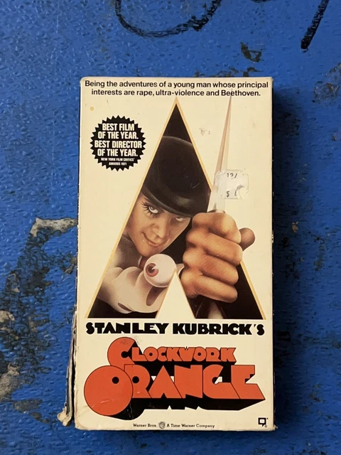 CLOCKWORK ORANGE Vhs Stanley Kubricks $14.79 - PicClick CA