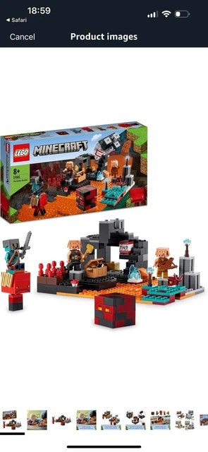LEGO MINECRAFT 21185 the Nether Bastion Full Set £11.12 - PicClick UK
