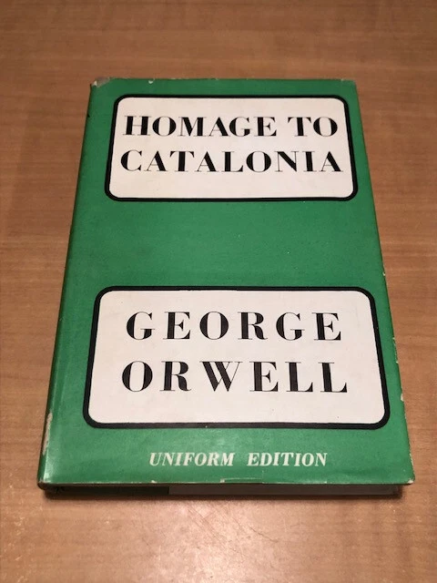 HOMAGE TO CATALONIA de George Orwell -2nd édition London Secker and ...