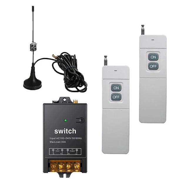 1.5KM LONG RANGE 2CH RF Wireless Remote Control Switch Transmitter+Receiver Kits £38.03 ...