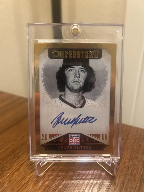 2015 PANINI COOPERSTOWN Baseball Bruce Sutter/5 auto #9 EUR 102,39 ...