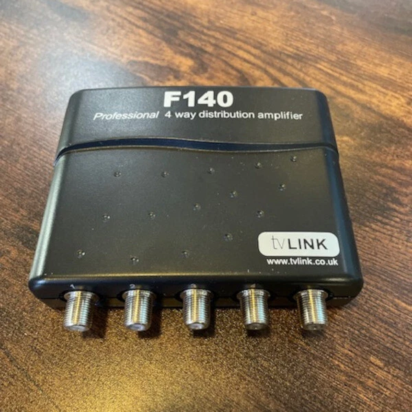 TV LINK F140 Professional 4 Way Distribution Amplifier - Used £19.00 ...