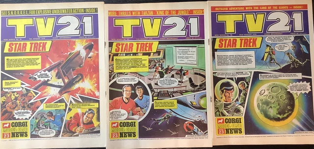 TV21 UK COMIC Magazines #46-48 1970: Tarzan / Land Of The Giants £19.75 ...