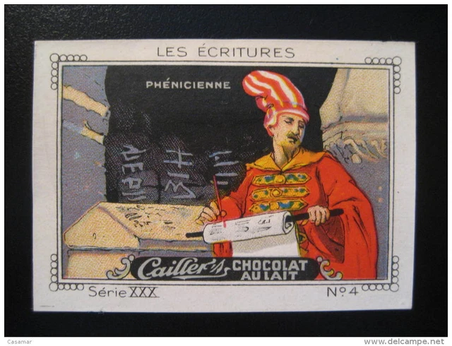JAPAN PHENICIENNE CHOCOLATE Cocoa Milk Cailler Poster Stamp Label ...