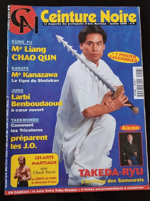 CEINTURE NOIRE N°6 du 1/2000; Taekwondo/ Takeda-Ryu/ Kung-Fu/ Chuck ...