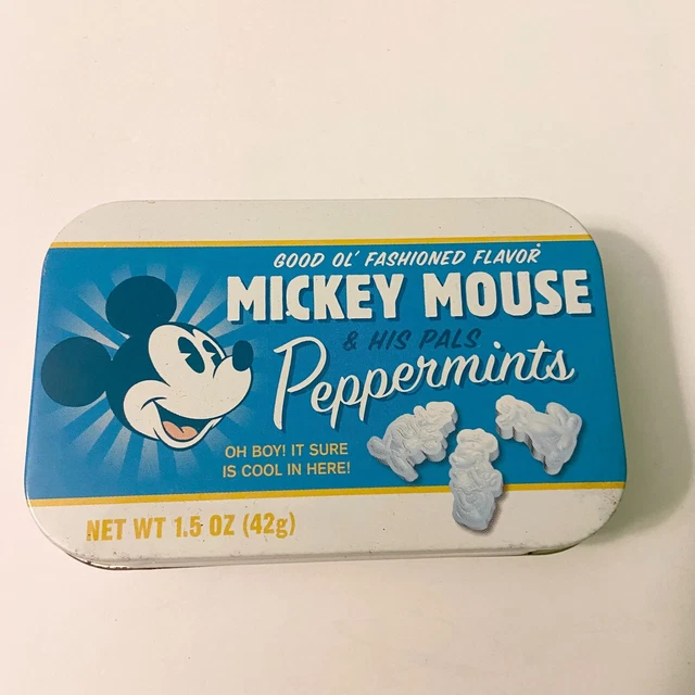 DISNEY MICKEY MOUSE and His Pals Peppermint Container Tin $13.15 ...