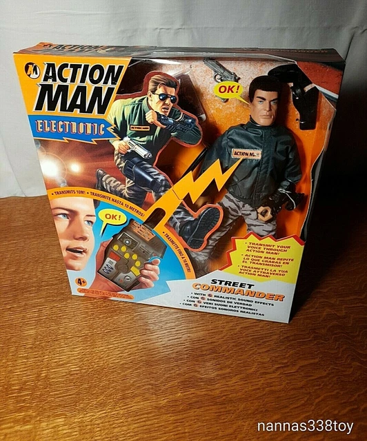 HASBRO ACTION MAN STREET COMMANDER ELECTRONIC TRANMIT VOICE MISB SEALED ...