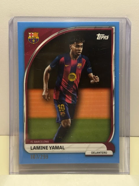TOPPS FC BARCELONA Collector Tin 2025/2026 Lamine Yamal Base 107/299 EUR 16,90 - PicClick DE
