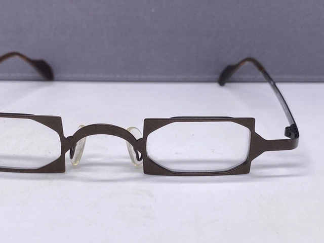 IYOKO INYAKE EYEGLASSES Frames woman Braun Oval Rectangular Small lens ...