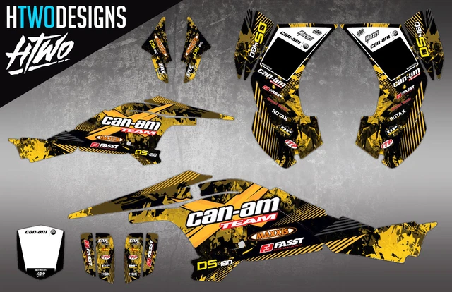 CAN-AM DS450 GRAPHICS Ds 450 Stickers Decals Sticker Graphic Kit Canam ...