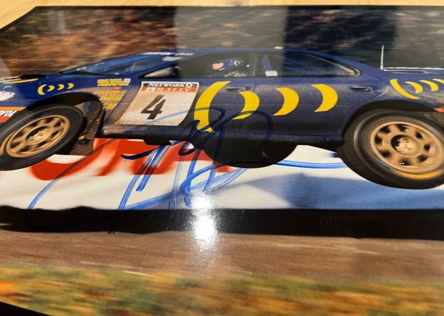 COLIN MCRAE AUTOGRAPHED Poster Photo (23 x 16 Inch) 1995 Network Q RAC ...