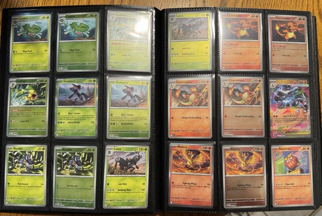 POKEMON PHANTASMAL FLAMES Near Complete Master Set #1-123 Binder IR FA ...