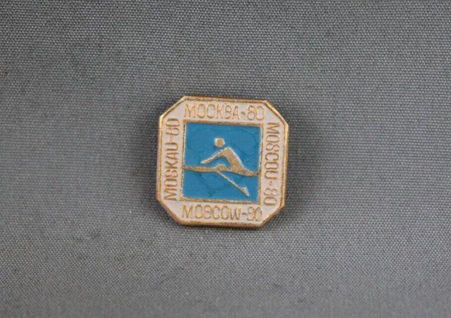 SUMMER OLYMPIC GAMES Pin - Moscow 1980 Rowing Event - Stamped Pin $15. ...
