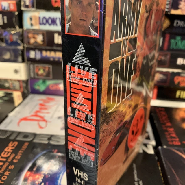 ARMY OF ONE AKA Joshua Tree 1993 VHS Tested! Dolph Lundgren Goerge ...