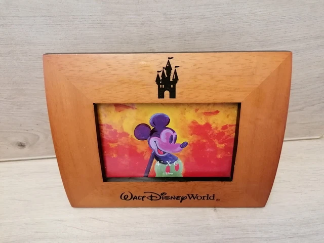 WALT DISNEY WORLD Wooden Picture Frame For 4x6 Photo £12.95 - PicClick UK