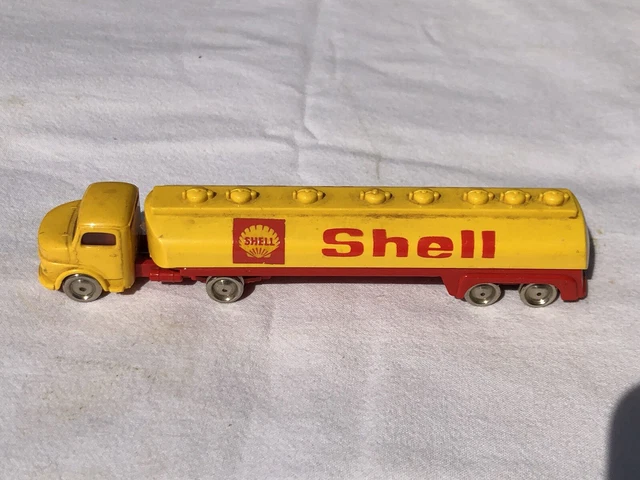 CAMION CITERNE SHELL lego 60s en plastique longueur 14 cm en bon état ...