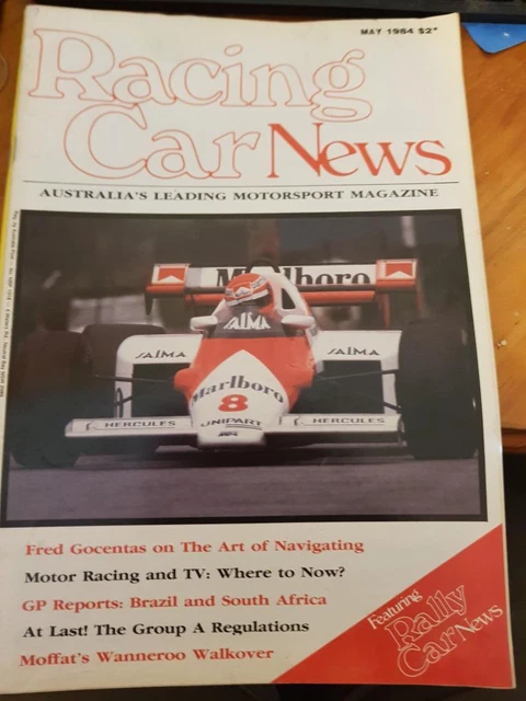 VINTAGE RACING Car News Magazine May 1984 $13.95 - PicClick AU