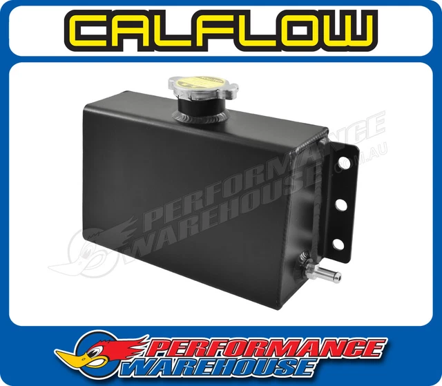 ALUMINIUM 1.6 LITRE Rectangular Wedge Shaped Radiator Expansion Header ...