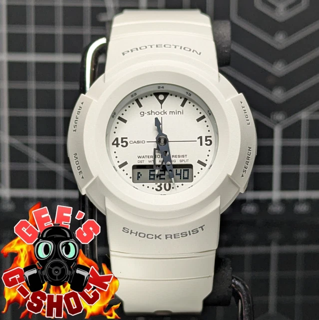 CASIO G-SHOCK 🇯🇵 GMN-50 Childrens Size G-MINI White Analogue Digital ...