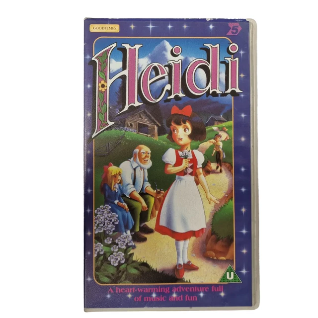 VHS MOVIE HEIDI Animation Video Cassette Susan Schiff Vintage EUR 13,08 ...