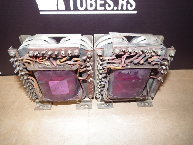 TWO SIEMENS KLANGFILM DOUBLE C-CORE Transformers 2A3 EL34 300B 211 845 ...