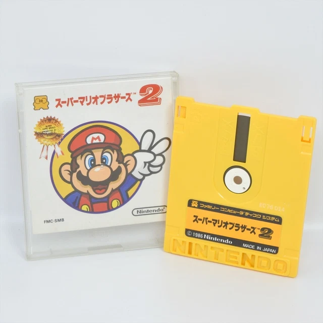 SUPER MARIO BROS 2 / Mario 1 Famicom Disk Rewriting No Inst Nintendo ...