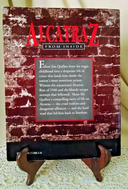 ALCATRAZ FROM INSIDE Jim Quillen Hard Years 1942 1952 Signed Golden ...