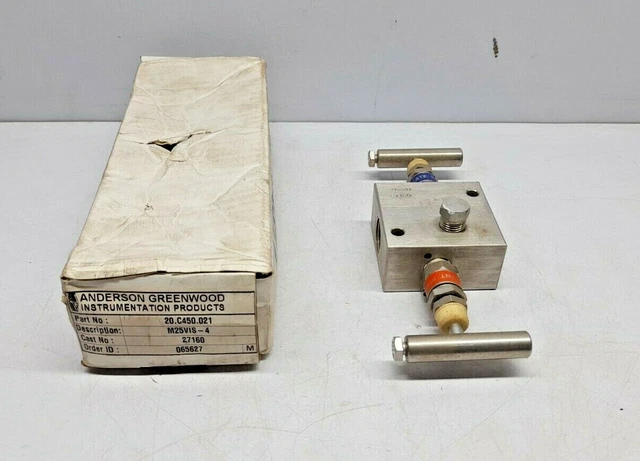 ANDERSON GREENWOOD TYCO Flow Control M25VIS-4 Valve ½”NPT 413Bar@93C ...