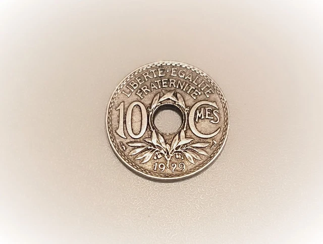PIÈCE DE MONNAIE ancienne 10 cts 1929 en tres bon etat EUR 8,00 - PicClick FR