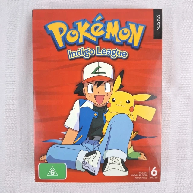 POKEMON INDIGO LEAGUE DVD Season 1 Box Set DVD 1998 Region 4 Anime £14. ...