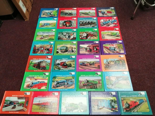 VIRTUAL SET 29 Thomas the Tank Engine Book Club books Rev. W.Awdry ...