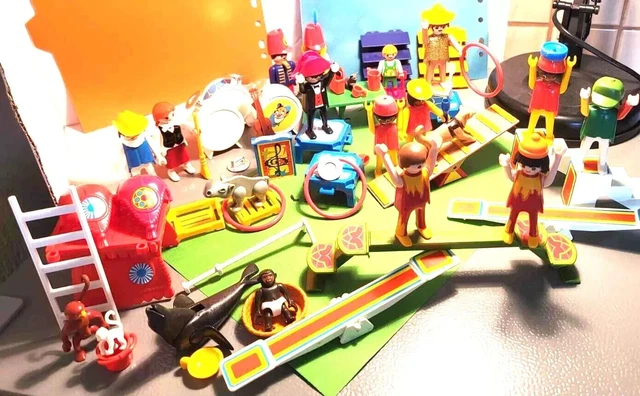 PLAYMOBIL ZIRKUS CIRCUS Zoo - Sammlung 13 Figuren + 7 Tiere + viel ...