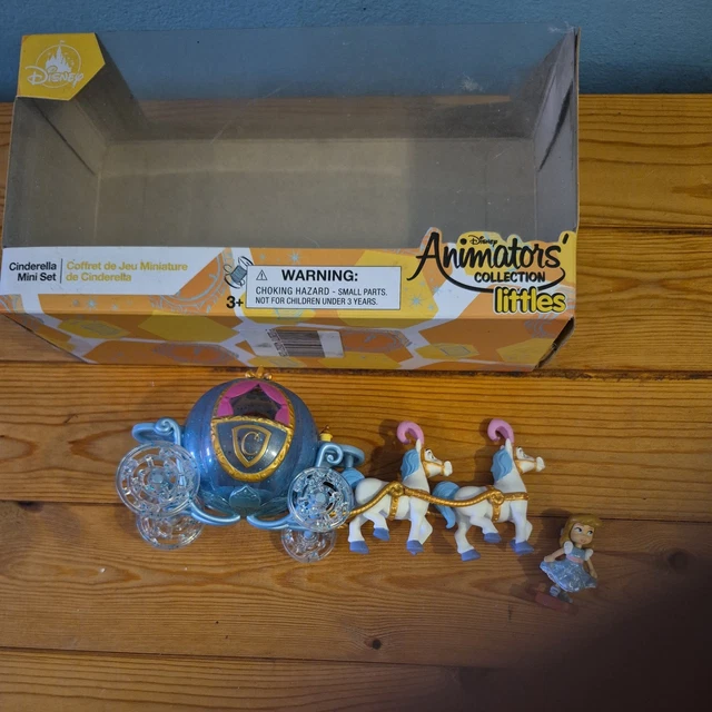 DISNEY ANIMATORS LITTLES Cinderella Mini Set With Box Excellent ...