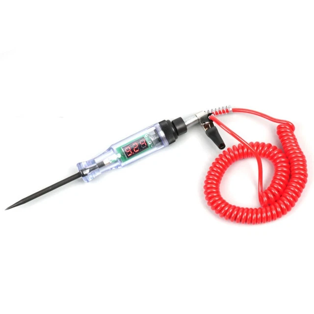 CAR CIRCUIT TESTER Premium Test Light Probe Pen Light Bulb Diagnostic ...