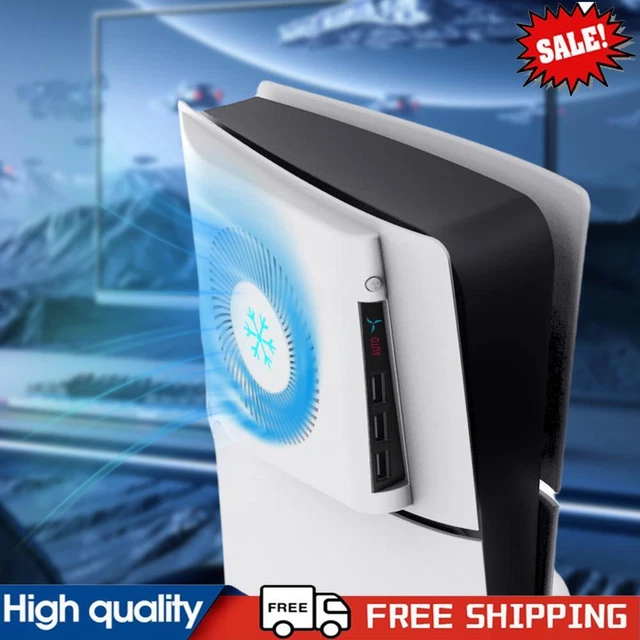 FOR PS5 SLIM Console Cooling Fan Side Temperature Control Cooling Fan ...