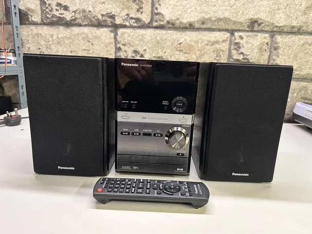 PANASONIC SA-PM38DB MINI / Micro Hi-Fi Stereo System DAB/FM/IPod/CD/USB ...