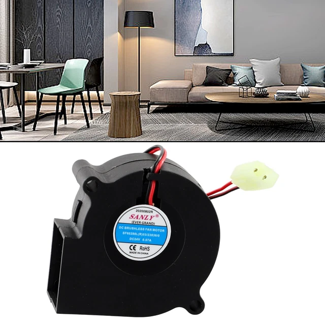 FIRE FAN BRUSHLESS Indoor 24V DC Electric Motor For Dimplex SF6028SL(R ...