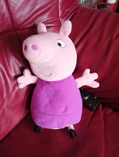 PEPPA PIG - Talking Plush & Light Up Heart / Mouth - Purple Dress 2003 ...