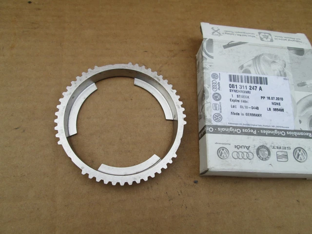 NEW GENUINE AUDI A4 A5 Gearbox 1St Gear Synchro Ring 0B1311247A £21.45 ...