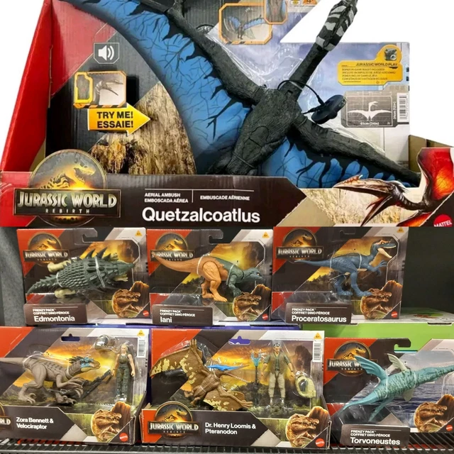 JURASSIC WORLD REBIRTH 7xPack Dinosaur/ Action Figure Mega Bundle ...