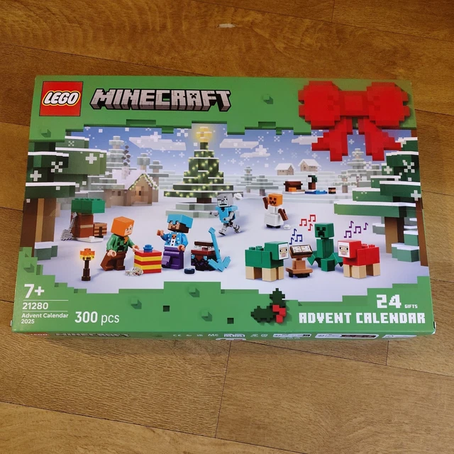 LEGO MINECRAFT 2025 Advent Calendar (21280) Brand New & Sealed SAMEDAY ...