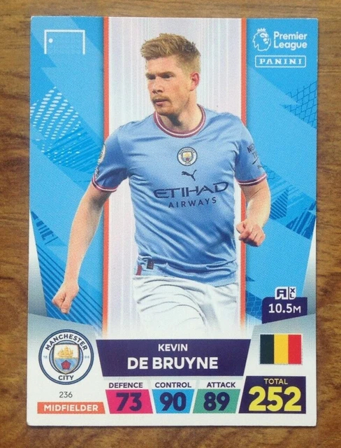 KEVIN DE BRUYNE Card Panini Adrenalyn XL PL 2023 # 236 Manchester City ...