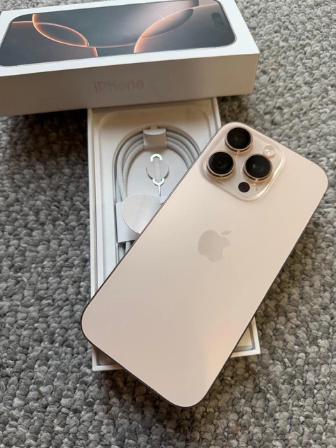 APPLE IPHONE 16 Pro 256GB, Desert Titanium, Unlocked, Box £771.70 ...