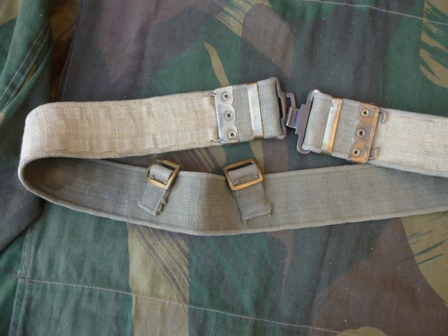 WW2 1942 DATED British Army 37 Pattern Webbing Belt £37.12 - PicClick UK