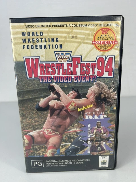 WWF: WRESTLEFEST 94 1994 VHS, WWE, Coliseum Video, Razor, Michaels, Hart, Diesel £31.00 ...