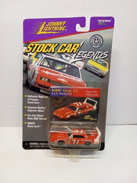 1/64 JOHNNY LIGHTNING Stock Car Legends Bobby Isaac #71 neuf sur carte ...