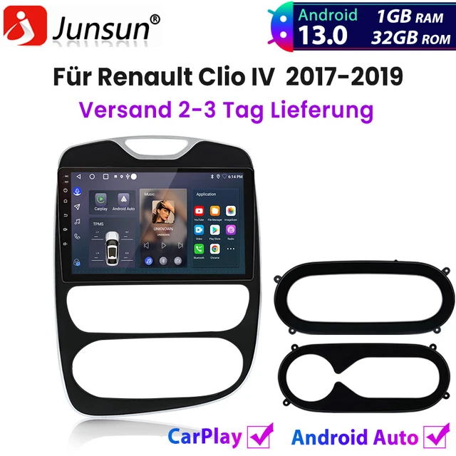 FÜR RENAULT CLIO IV 2017-2019 Carplay Android Autoradio GPS SAT NAVI BT ...